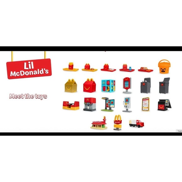McDonald's | Toys | Lil Mcdonalds Happy Meal Toys 225 Mini Lil Complete ...